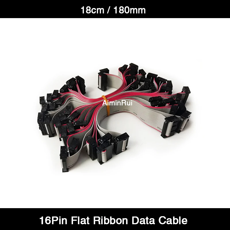 20pcs-lot-16Pin-Flat-Ribbon-Length-18cm-Flat-Wire-HUB-Cable-Indoor ...