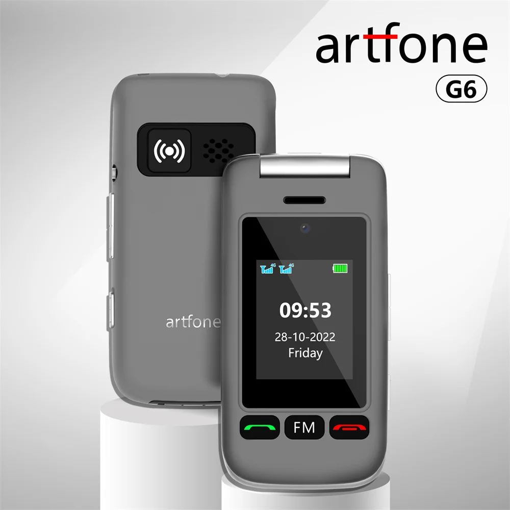 Artfone-G6-LTE-4G-Flip-Senior-Mobile-Phone-Big-Keypad-For-Elderly ...