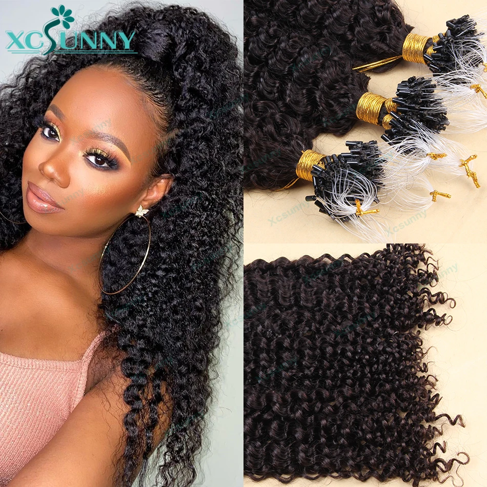 Microlink-Curly-Human-Hair-Extensions-For-Black-Women-Burmese-Micro-Loop-Ring-Human-Hair ...