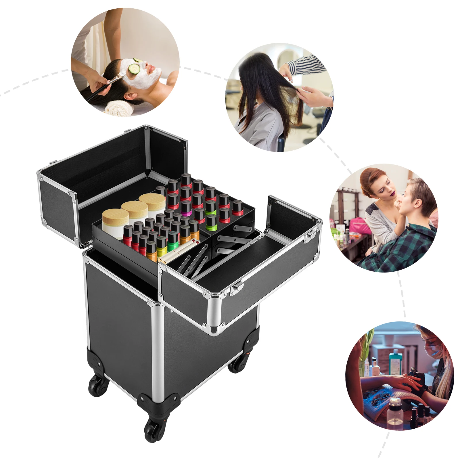 Cosmetics-Makeup-Beauty-Nail-Salon-Hairdresser-Trolley-Case-Rolling ...