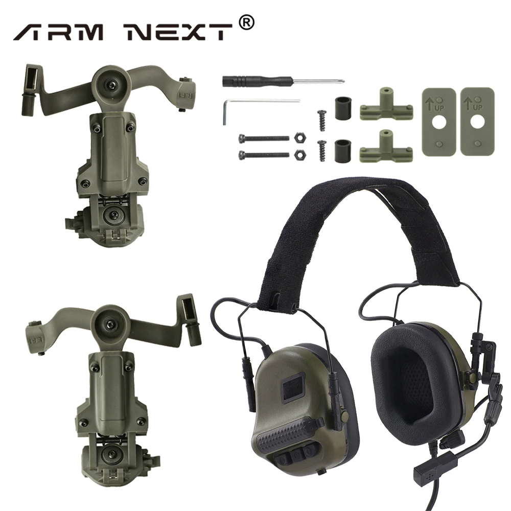 Hunting-Tactical-Headset-Sound-Pickup-Noise-Reduction-Military-Airsoft ...