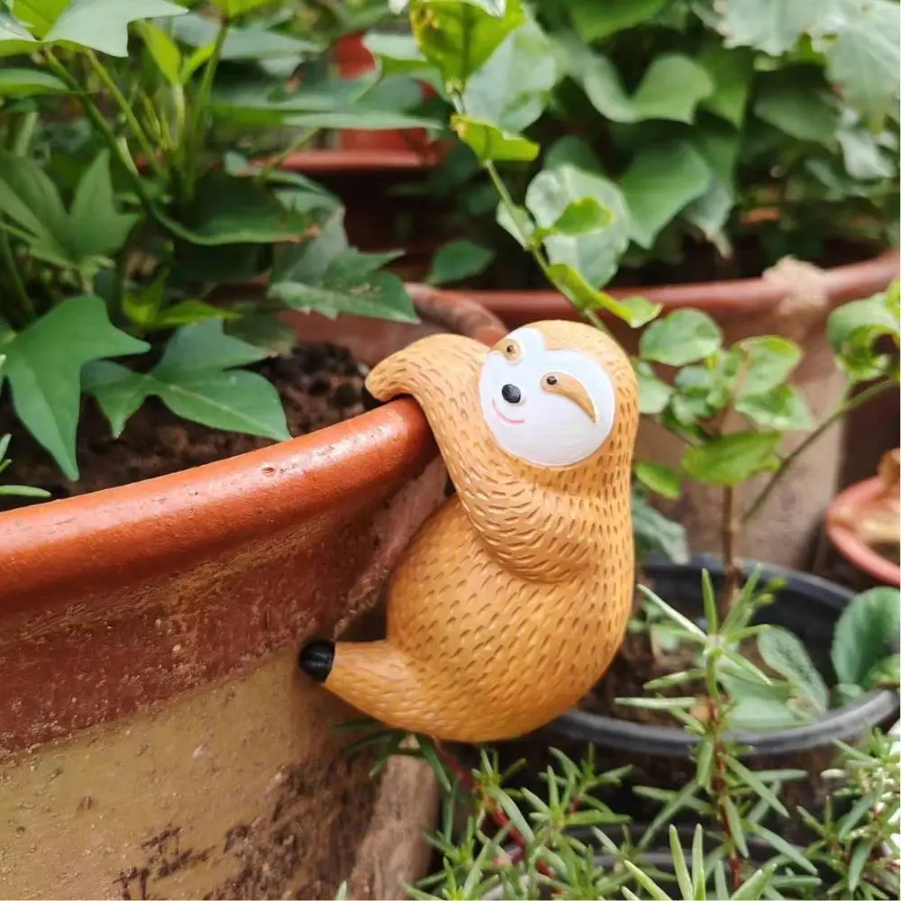 Sloth-Planter-Hanging-Decoration-3D-Resin-Garden-Decoration-Patio ...
