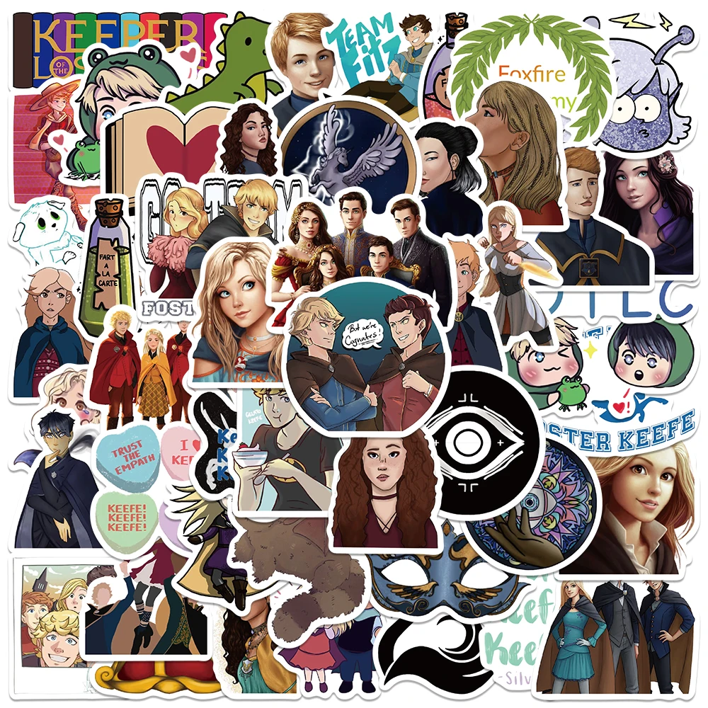 Autocollants-dr-les-et-cool-motif-gardien-des-villes-perdues-50-pi-ces ...