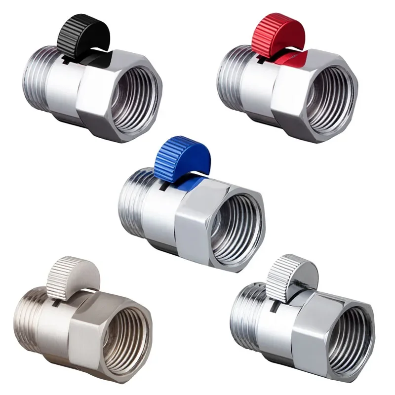 Full-Brass-G1-2-Flow-Quick-Control-Shut-OFF-Valve-For-Shower-Head-Hand ...