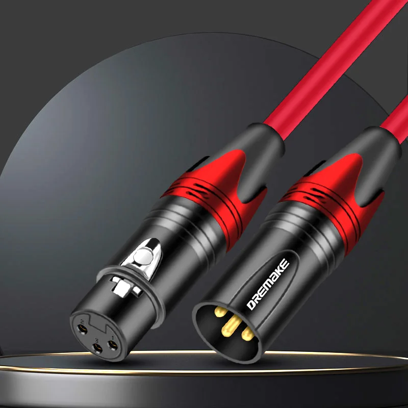DREMAKE-Cable-de-micr-fono-XLR-de-3-pines-para-amplificador-de-potencia ...
