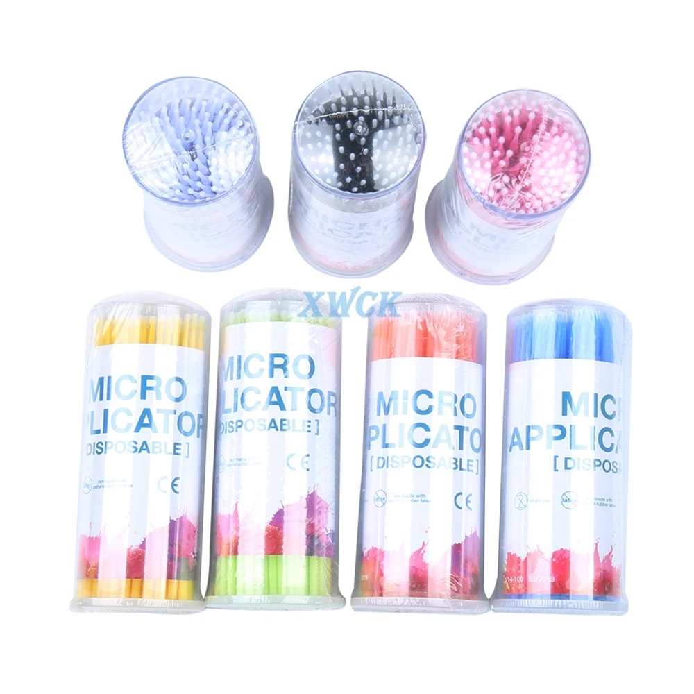 100pcs/bottle Dental Disposable Micro Brushes Teeth Whitening Oral ...