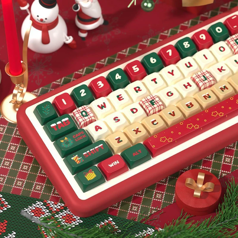 Keyboard-Keycaps-Cute-Christmas-Key-Caps-MDA-Key-Caps-Replacement-for ...