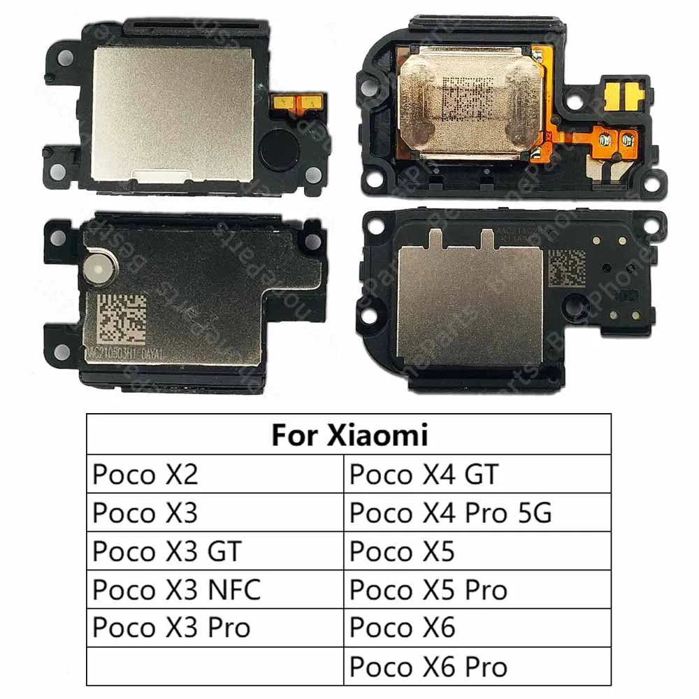 Loudspeaker For Xiaomi Poco X5 X6 Pro 5G X2 X3 NFC X4 GT Loud Speaker ...