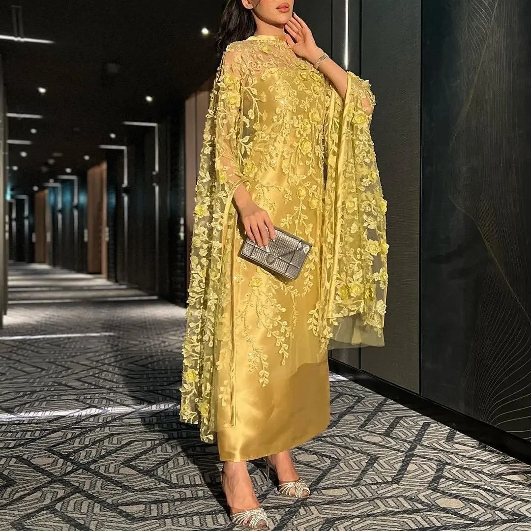 Saudi-Arabia-Prom-Dresses-Lace-Evening-Dresses-Ankle-Length-Sheat ...