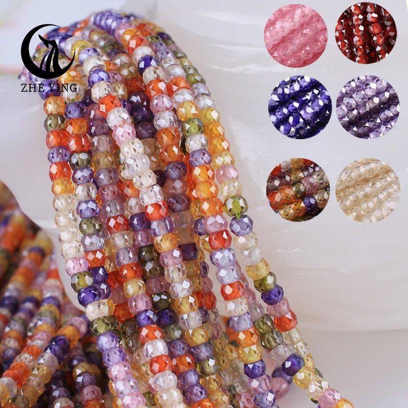 Zhe-Ying-2x3mm-Faceted-Natural-Zircon-Beads-21mix-Colors-Loose-Beads ...