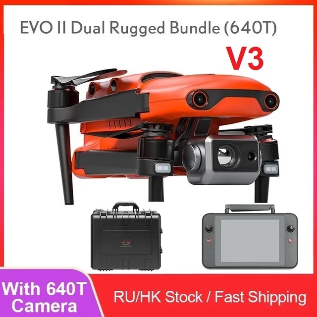 EVO II Dual 640T V3 Thermal Image Drone 40Mins 8K Camera Drone GPS, 720 ...