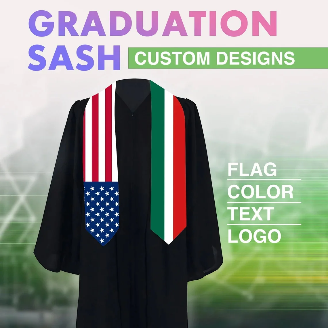 Custom-Unique-and-Personalized-Graduation-Stoles-Sash-A-Perfect-Gift ...
