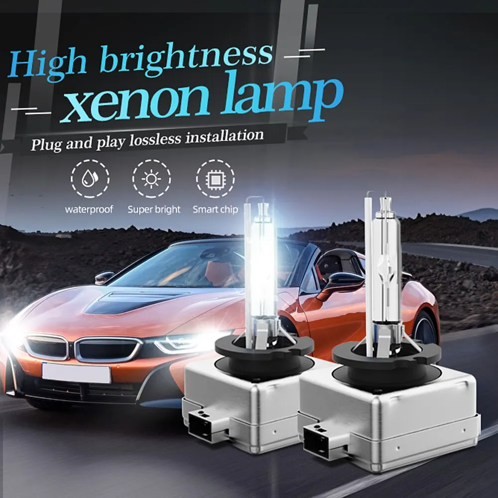 Roadsun Xenon D1S D2S D3S D4S HID Bulbs 6000K High Low Beam Xenon ...