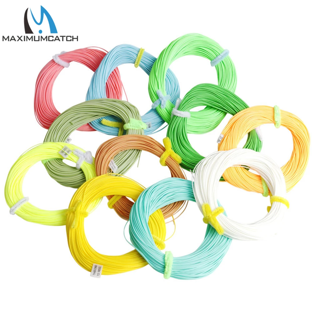 Maximumcatch-WF1F-WF8F-Fish-Line-Weight-Forward-FLOATING-100FT-Fly ...