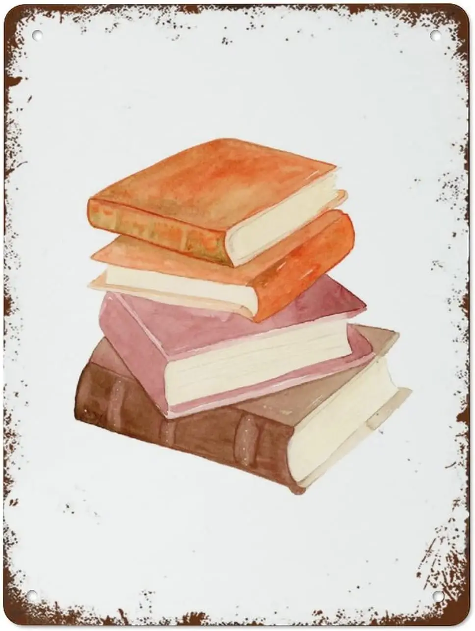 Stack Of Books Painting