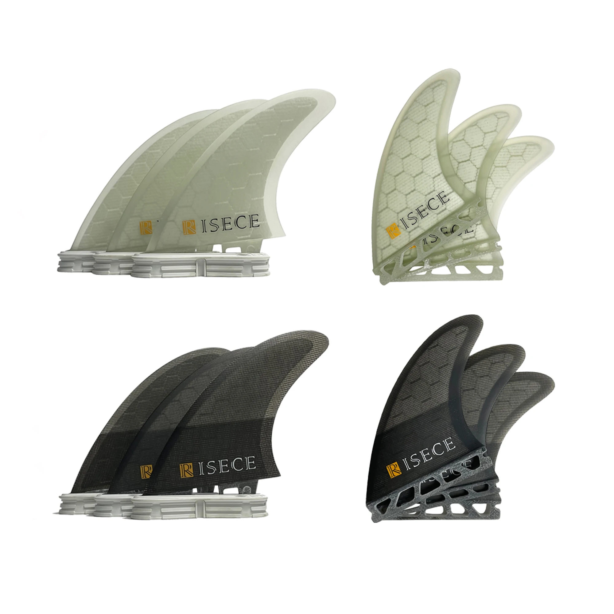RISECE FCS 2 Surfboard Fins AM1 Single Tab Performance Core Big ...