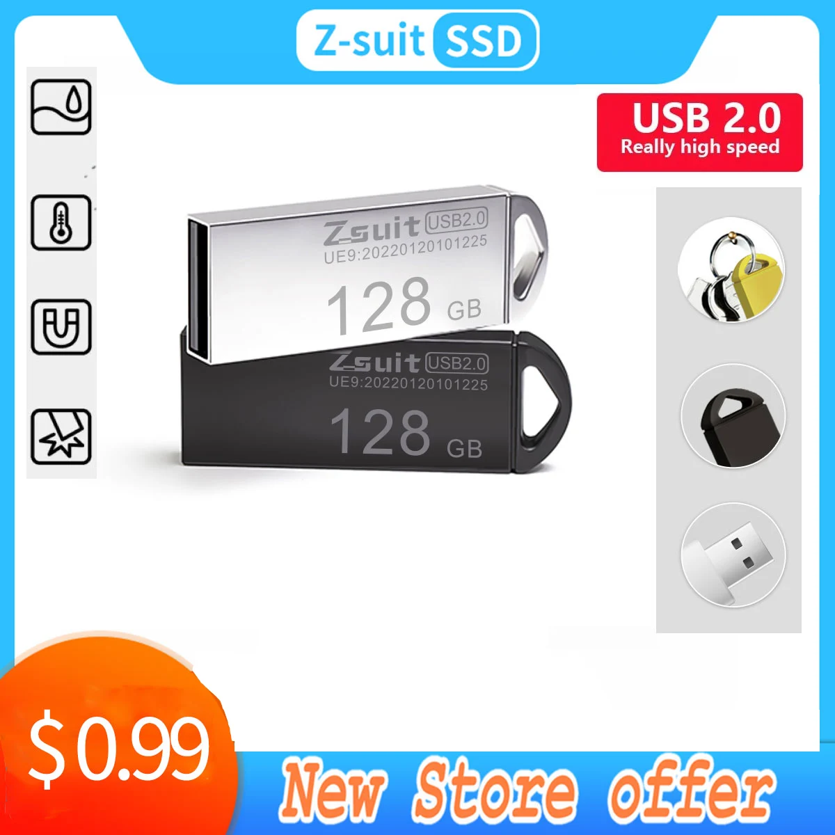 Z suit pendrive USB de alta velocidad, unidad Flash de alta capacidad ...