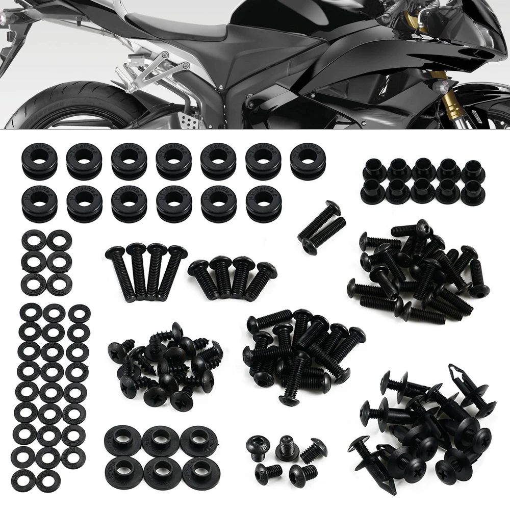 Motorcycle Bodywork Screws Clips Washer Fasteners Fairing Bolts for ...