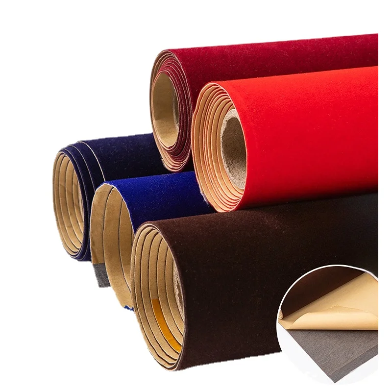 45cm-Width-Multi-Colors-Self-Adhesive-Flocking-Fabric-Sticky-Flock ...