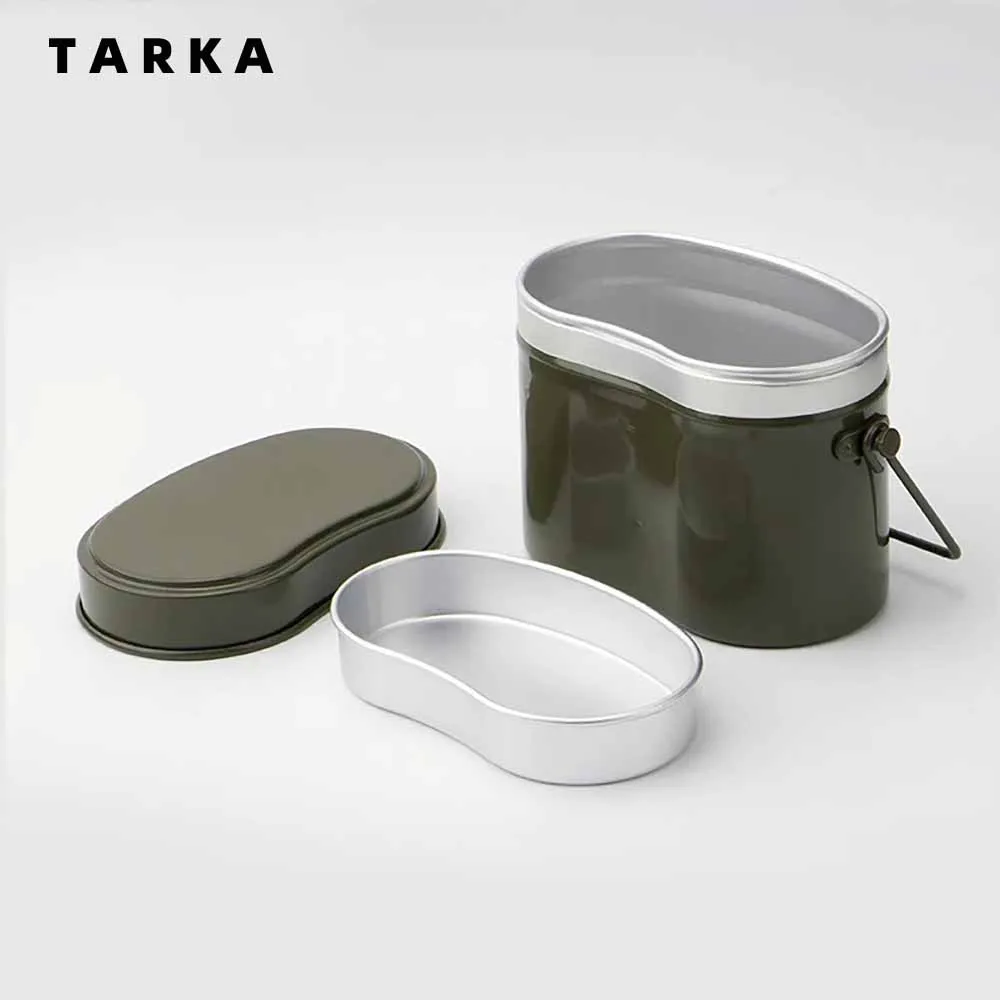 TARKA-German-Lunch-Box-Camping-Mess-Tin-Dinner-Box-Anodized-Alumina ...