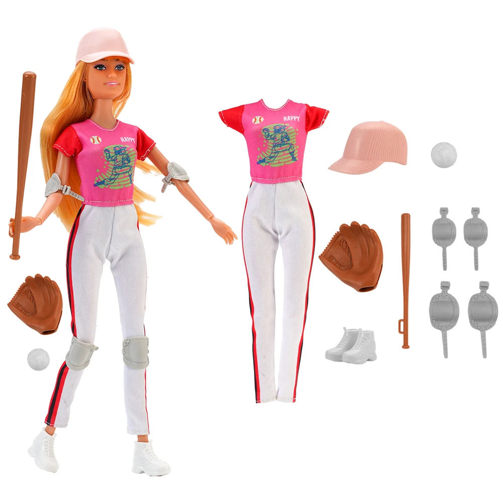 NK-1-Set-Leisure-Sports-Suit-Style-for-Barbie-Doll-Clothes-Basetball ...