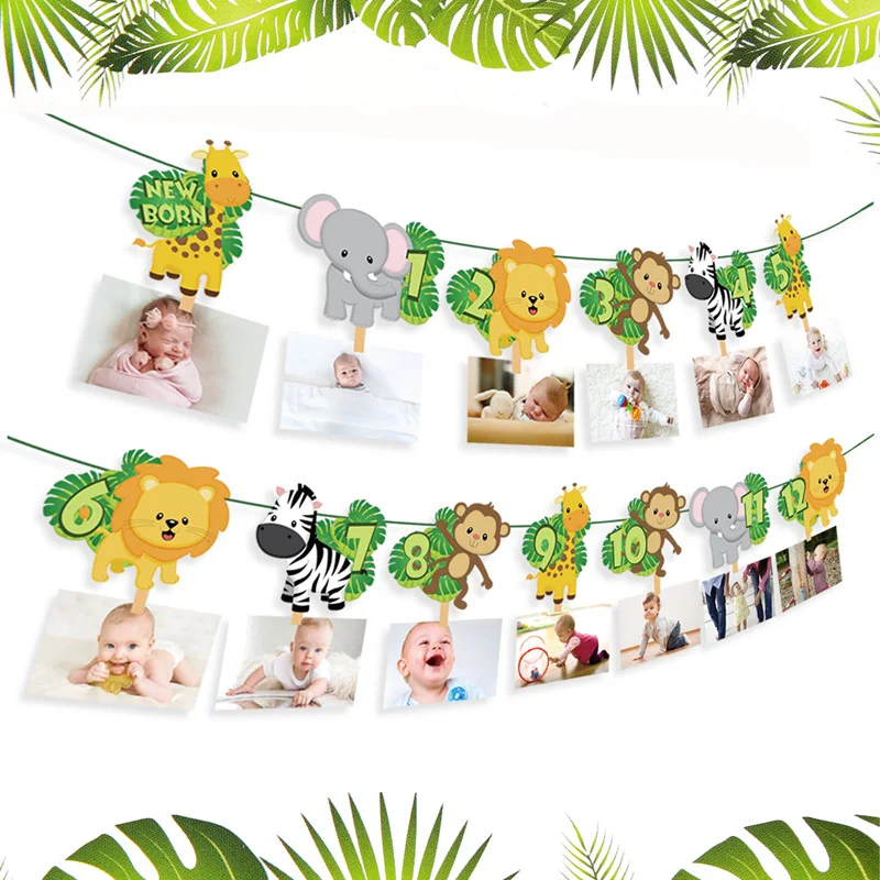 Banderines-de-cumplea-os-de-Safari-de-jungla-decoraci-n-de-fiesta-de ...
