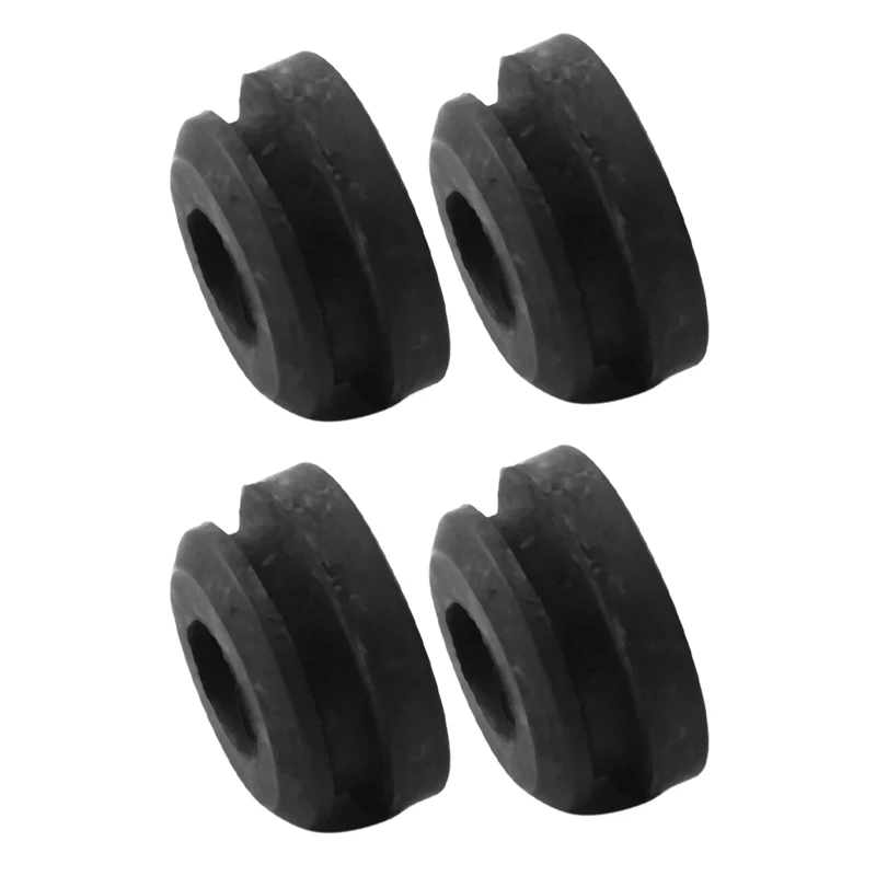 4PCS-Radiator-Assembly-Upper-Insulator-Mounts-Bushing-Rubber-Black-Fit ...
