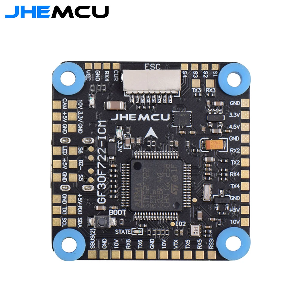 JHEMCU-GF30F722-ICM-F722-F7-HD-Baro-OSD-5V-10V-Dual-BEC-Flight ...