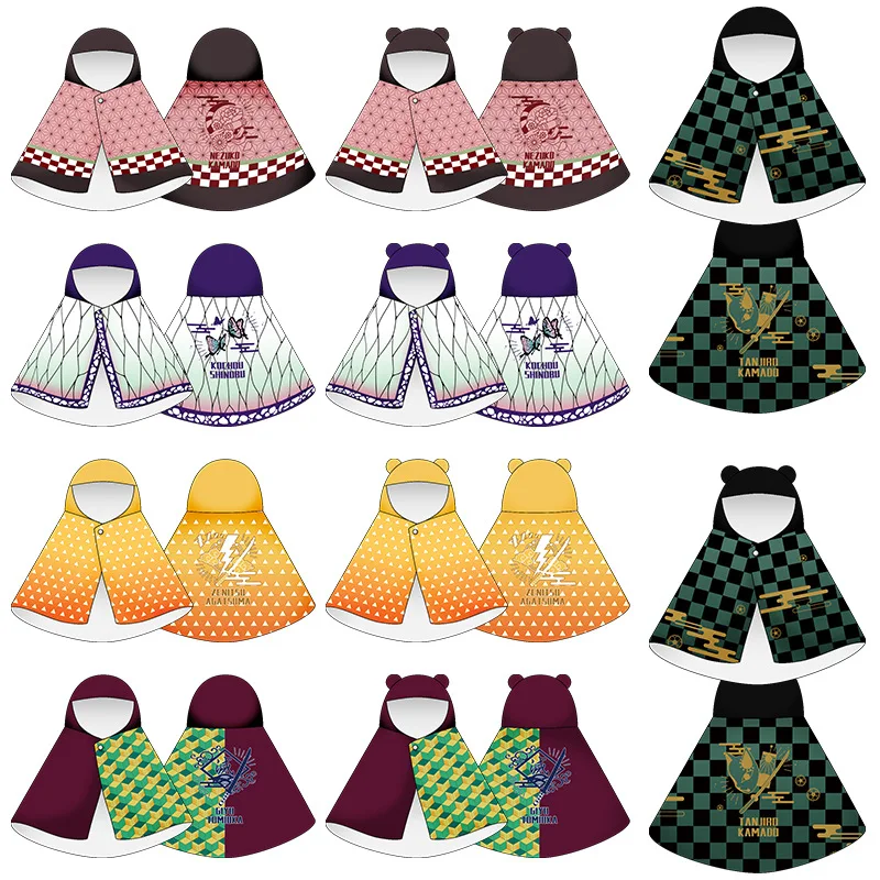 Anime-Demon-Slayer-Kamado-Tanjirou-Kamado-Nezuko-Agatsuma-Zenitsu-Cloak ...