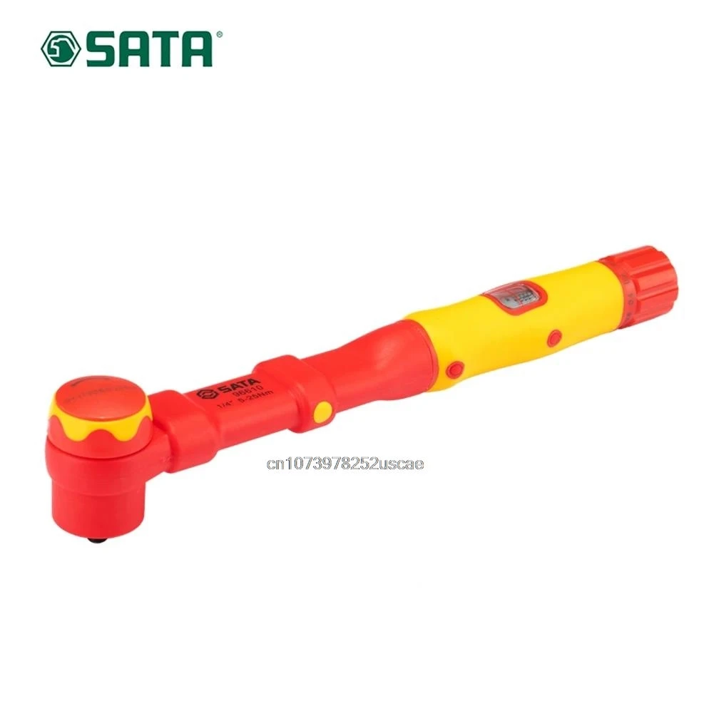 SATA 1/4" VDE Insulation Insulated Torque Wrench 5-25N.m 96610 ...