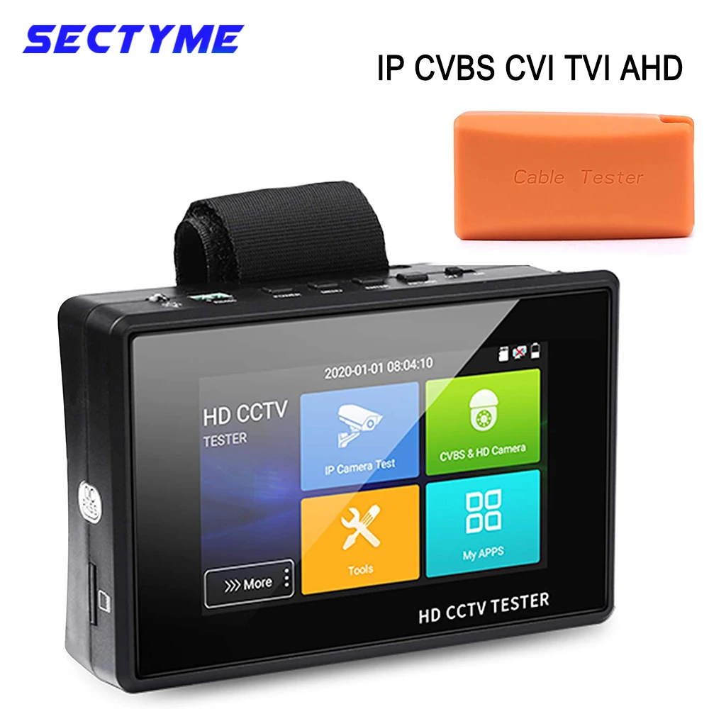 Sectyme-4-Inch-Portable-Wrist-IP-Camera-Tester-1800ADH-Plus-CCTV-Tester ...