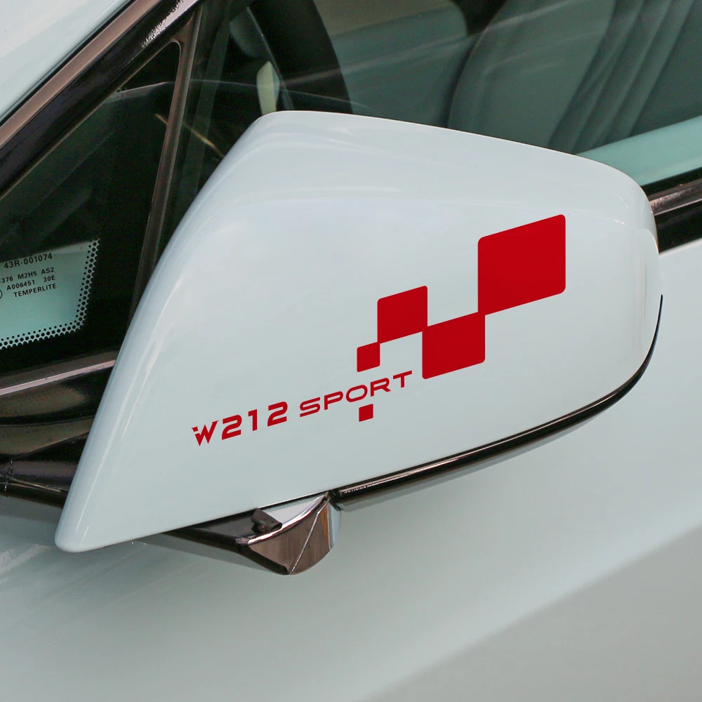 Car Reflective Stickers Rearview Mirror Vinyl Accessories For Mercedes ...