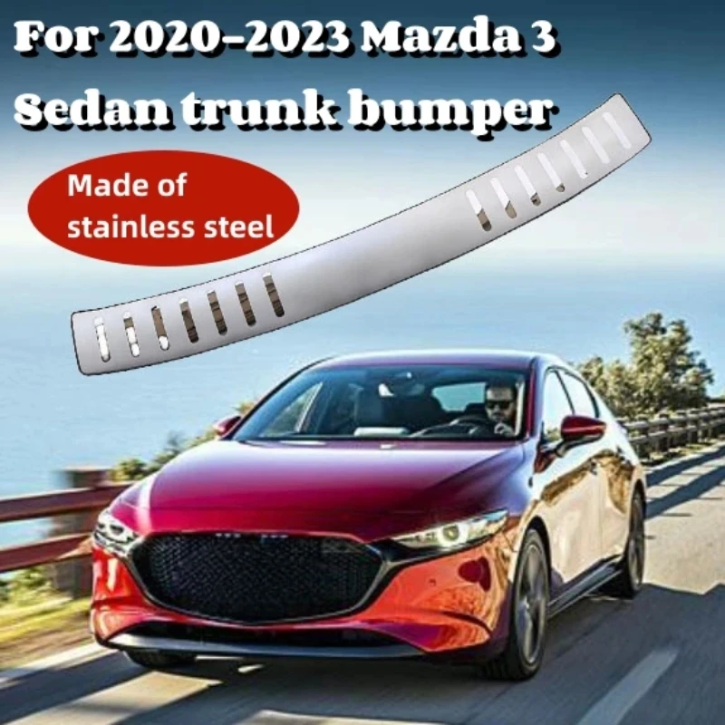 For-Mazda3-Mazda-3-Axela-rear-styling-Rear-Bumper-Protector-Sill-Trunk ...