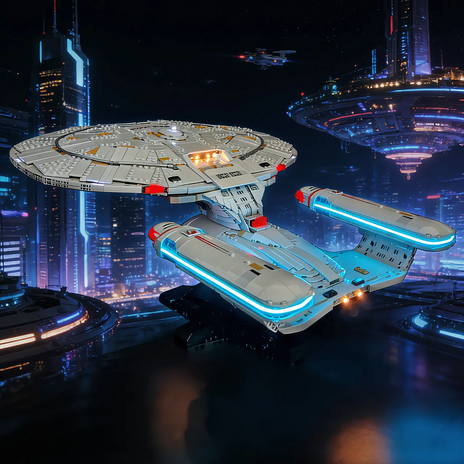 LYBMTWF LED Lighting Kit Compatible with Lego 10356 Star Trek (NOT ...