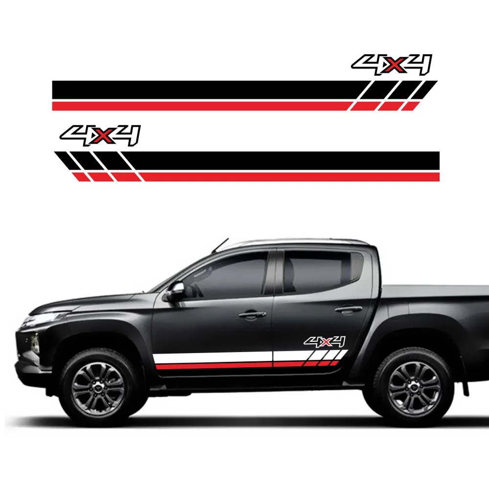 4x4 Car Sticker for L200 Triton Ford F150 Ranger Dodge Ram Toyota Hilux ...