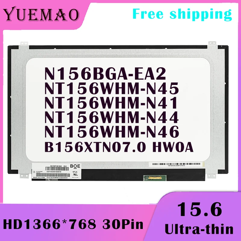 15.6 fino Laptop Tela LCD B156XTN07.0 N156BGA EA2 NT156WHM N41 NT156WHM ...