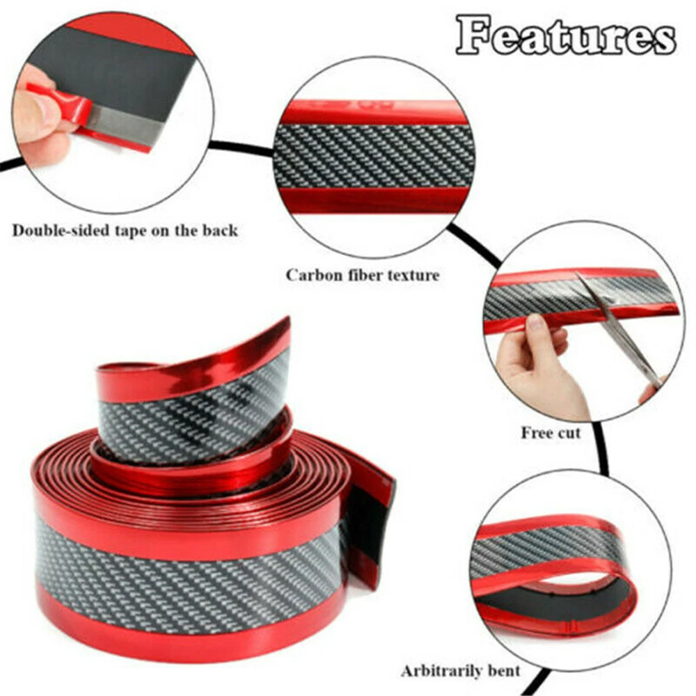 3D-Red-Car-Self-Adhesive-Protective-Tape-3D-Carbon-Fiber-Flexible-Car ...