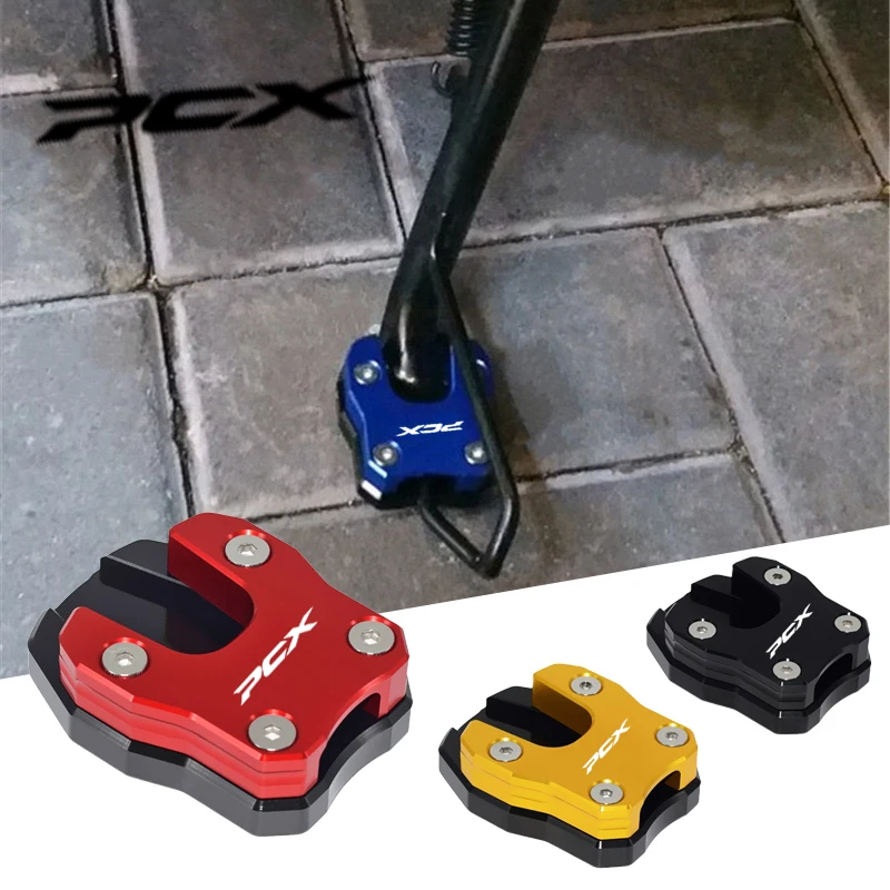 Motorcycle Side Stand Pad Plate Kickstand Enlarger Support Extension ...
