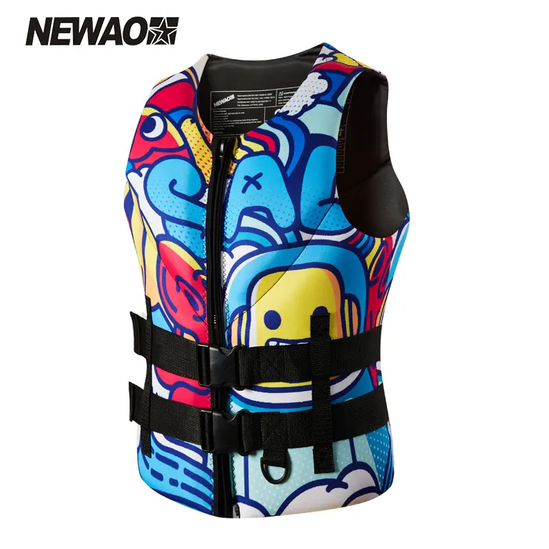 Newao Outdoor Life Jacket Adult Portable Professional Big Floating Big ...