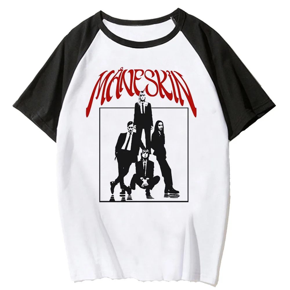 Maneskin t-shirts women summer tshirt girl y2k manga Japanese clothes - AliExpress 200000345
