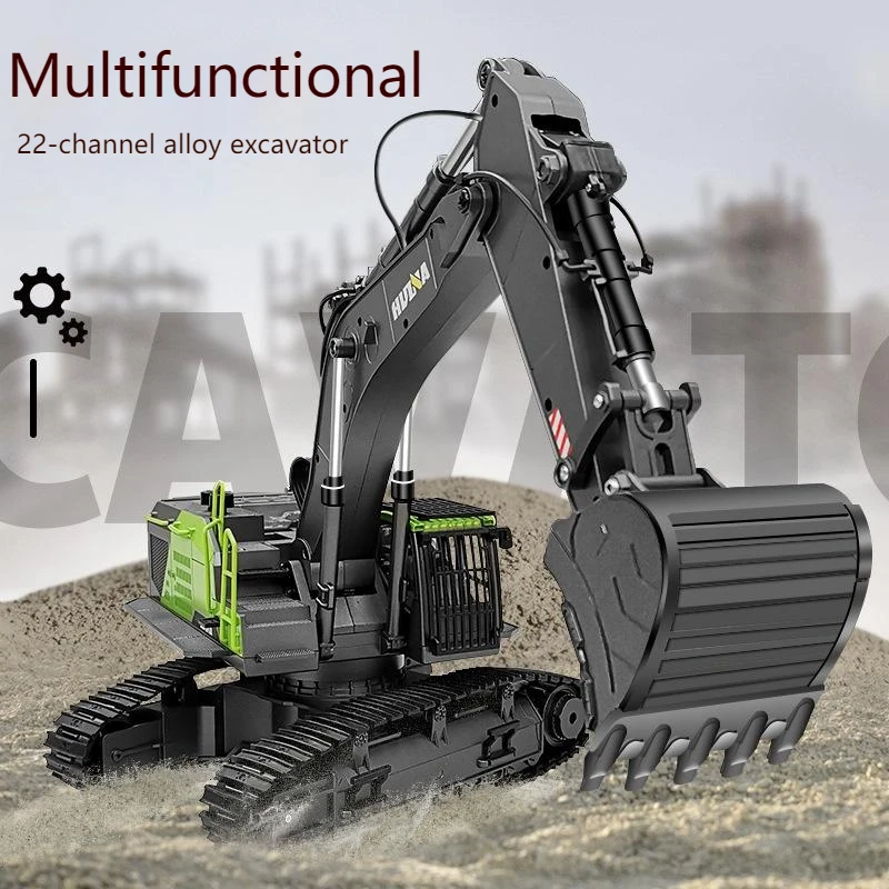 Huina-Multifuncional-Screw-Drive-Escavadeira-Modelo-Trilha-Do-Carro-De ...