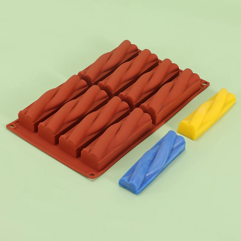 8-Cavity-Fried-Dough-Twist-Silicone-Cake-Molds-Moldes-De-Silicona ...