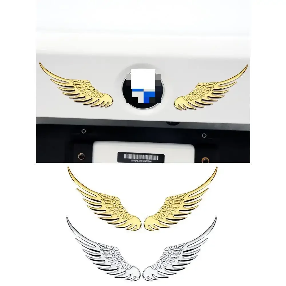 NEW Car Angel Wing Sticker 3d Three-dimensional Metal Car Decoration ...