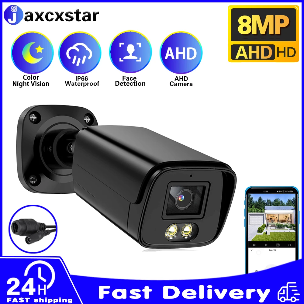 8MP-5MP-4K-Wired-AHD-Camera-Analog-Video-BNC-Security-Cameras-IR-CUT ...