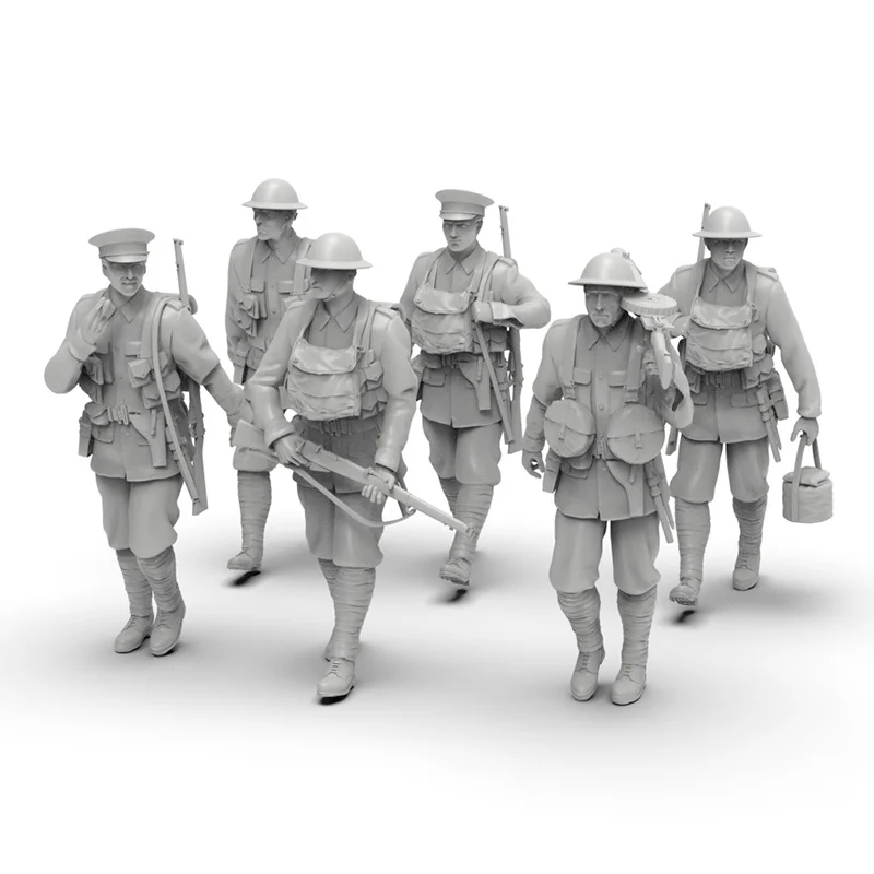 1/35 1/64 1/72 Scale World War 2 Britain Soldier Resin Micro Miniature ...
