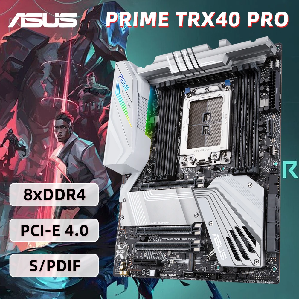 ASUS-PRIME-TRX40-PRO-Socket-STRX4-for-Ryzen-Threadripper-3960X-3970X ...