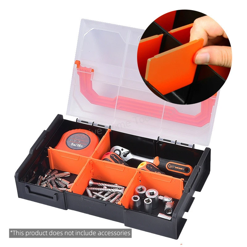 Stackable-Tool-Box-Portable-Toolbox-Organizer-Multi-Grid-Detachable ...
