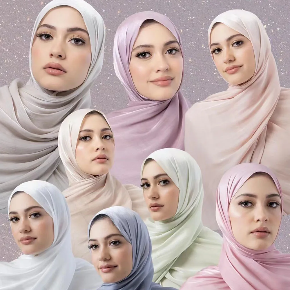 Shimmer-Silk-Creping-Hijab-Head-Scarf-70-175cm-Headwraps-for-Women-Muslim-Fashion-Hijab-Pleated ...