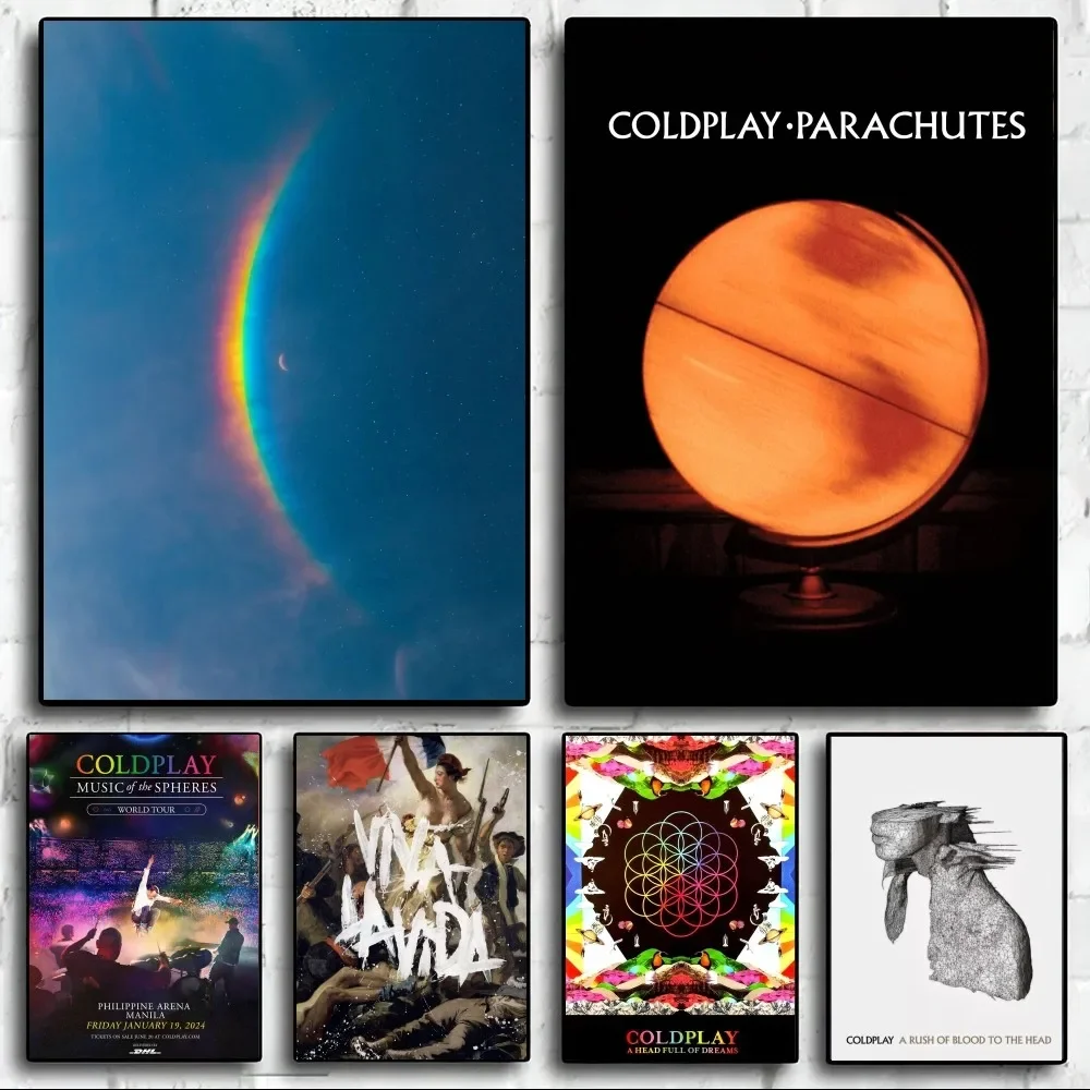 Band C-COLDPLAY Album Cover Wall Art. HD Canvas Print Poster, Suitable ...