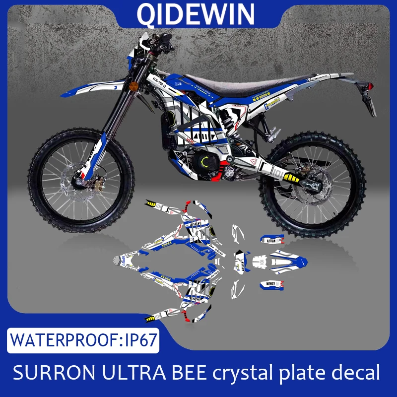 for SUR- RON ULTRA Bee Graphics Special thickened crystal plate decal ...